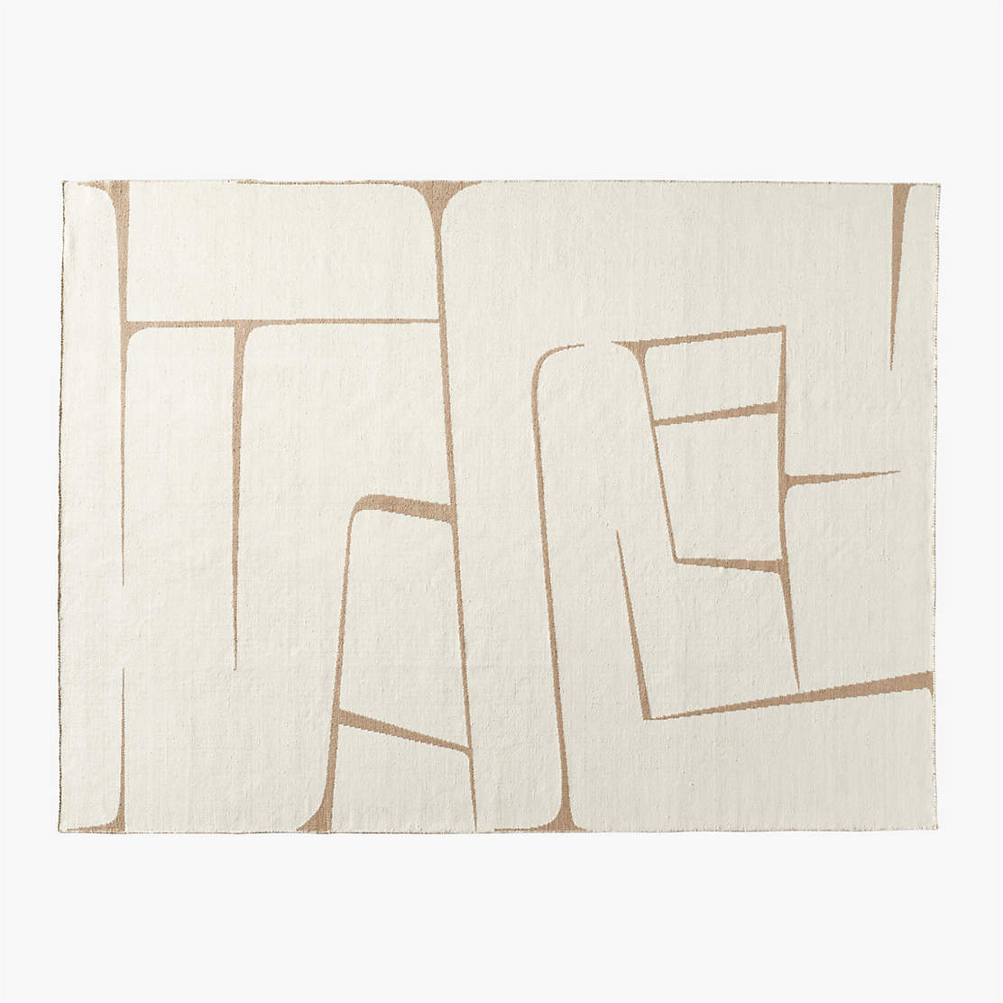 Faro Modern Handwoven Performance White and Black Indoor/Outdoor Area ...