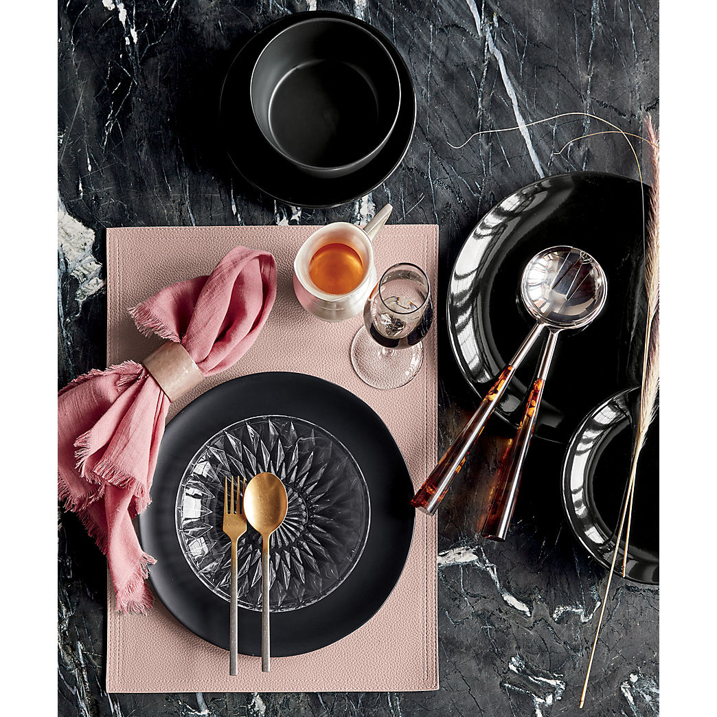glass dinner plates | CB2
