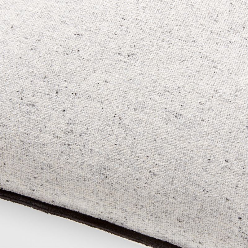 Fay Modern Grey Throw Pillow with Feather-Down Insert 23'' | CB2