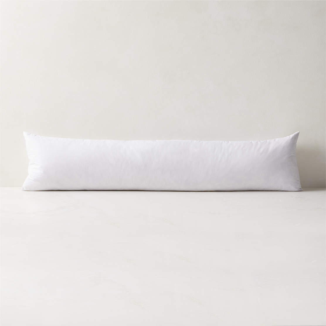 Feather-Down Throw Pillow Insert 23" + Reviews | CB2