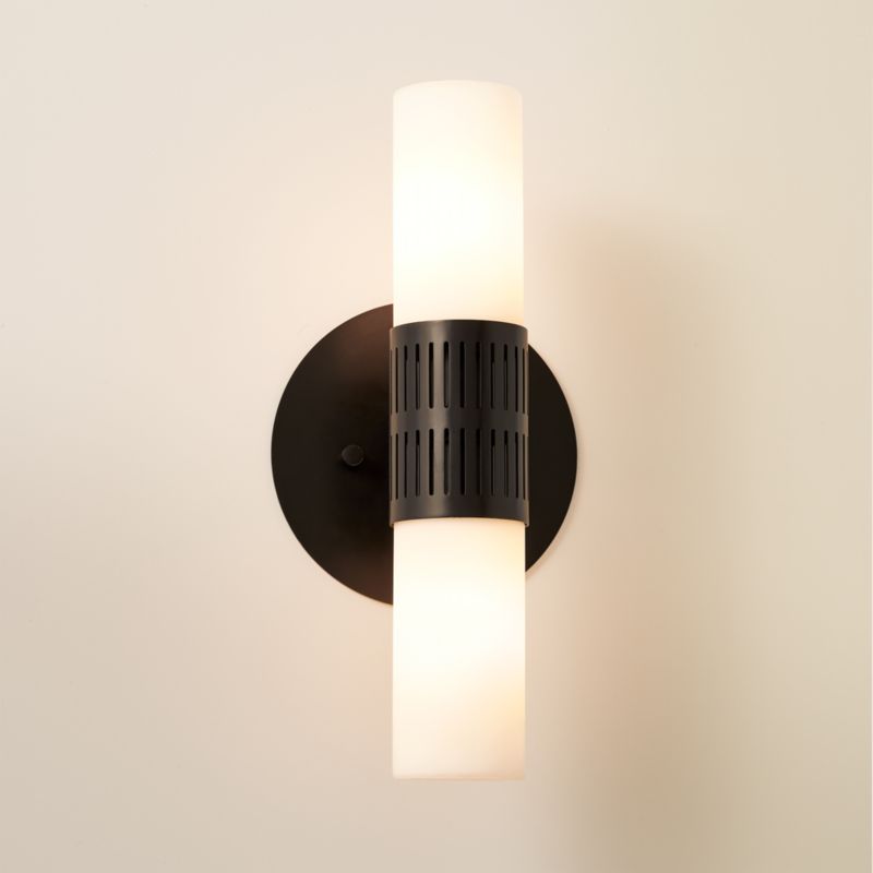 Figaro Matte Black Wall Sconce | CB2