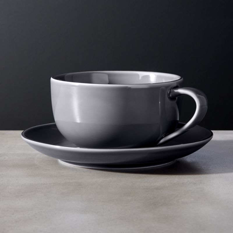 Grey Drinking Glasses Cb2