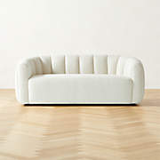 Fitz Loveseat Hatch Platinum | CB2