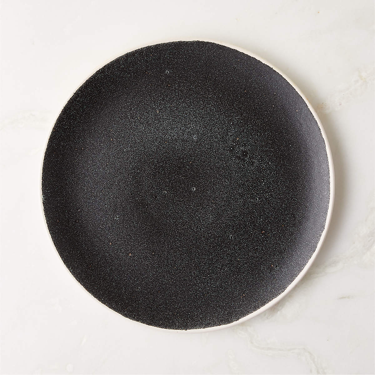 Fynn Modern Black and White Dinner Plate + Reviews | CB2 Canada