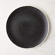 Fynn Modern Black and White Dinner Plate + Reviews | CB2
