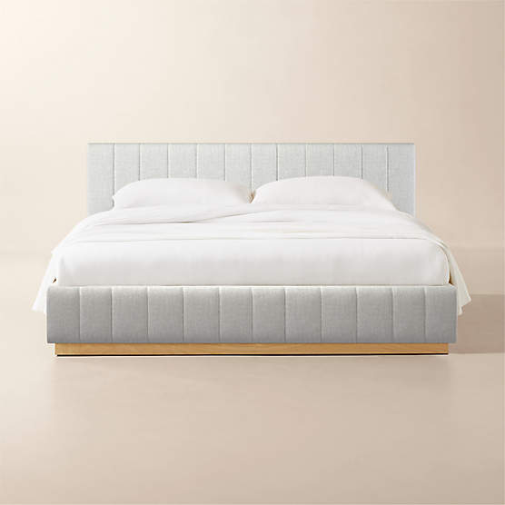 Forte Curious Eclipse King Natural Bed | CB2