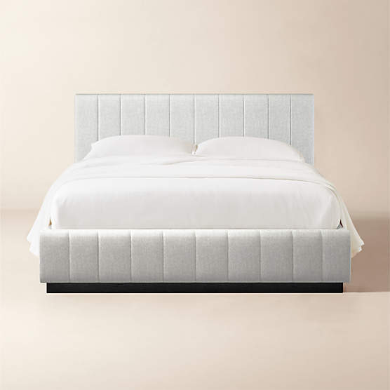 Forte Luca Rose King Black Bed | CB2
