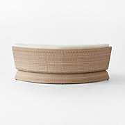 Foss Woven Outdoor Patio Corner Chair + Reviews | CB2