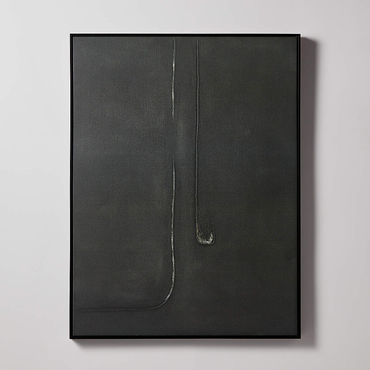 'Frond II' Framed Abstract Acrylic Painting on Canvas by Garrett Low 37 ...