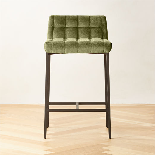 Modern Green Bar Stools, Kitchen Stools & Counter Height Stools | CB2