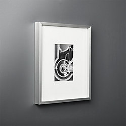 Gallery White Picture Frames with White Mats | CB2