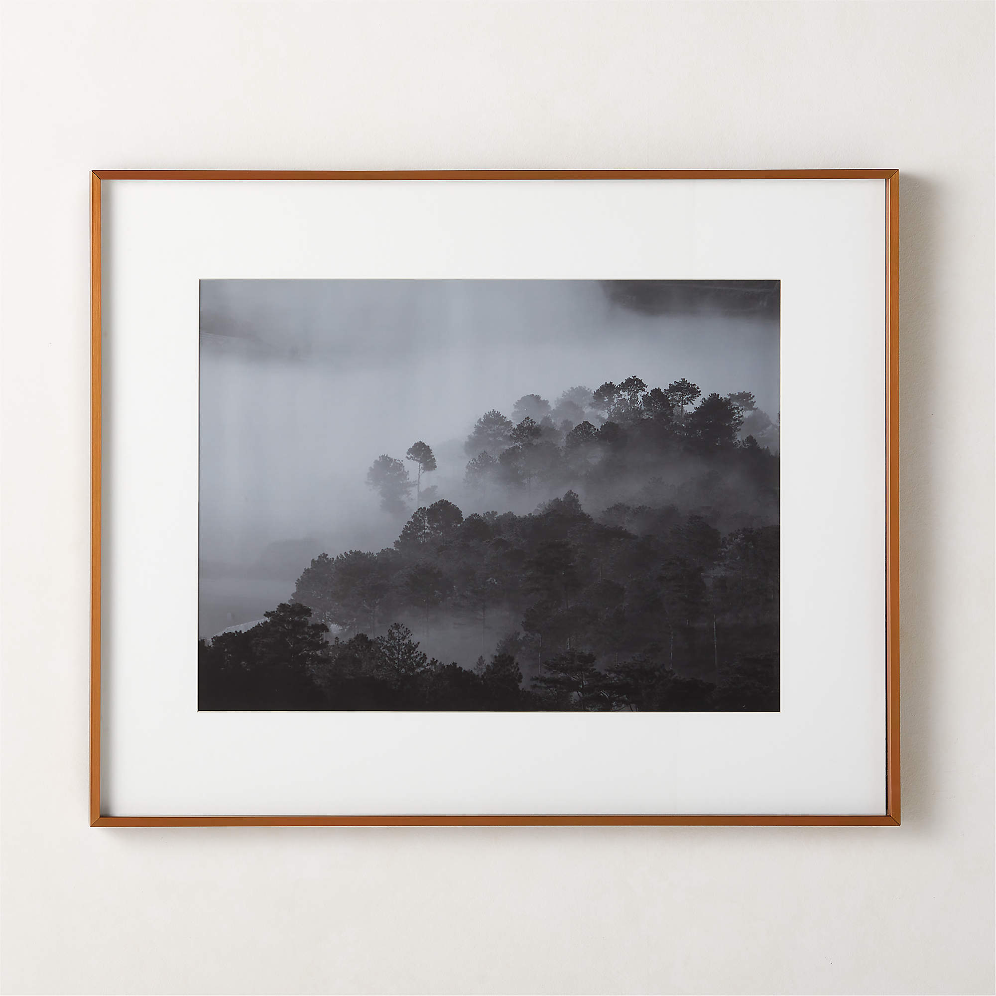 Gallery Brass Picture Frame with White Mat 18"x24" + Reviews | CB2