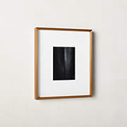 Gallery Brass Picture Frame with White Mat 5"x7" + Reviews | CB2