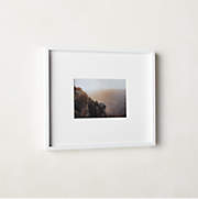 Gallery White Picture Frame with White Mat 5"x7" + Reviews | CB2 Canada