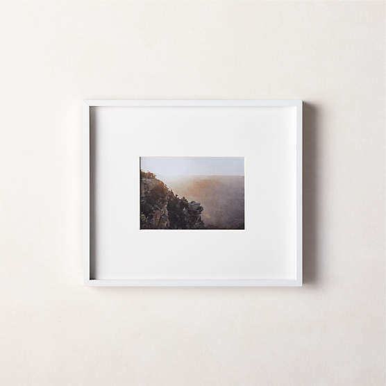 Gallery White Modern Picture Frame with White Mat 8"x10" + Reviews ...