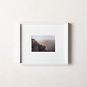 Gallery White Picture Frame with White Mat 5"x7" + Reviews | CB2