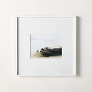 Gallery White Modern Picture Frame with White Mat 8"x10" + Reviews | CB2
