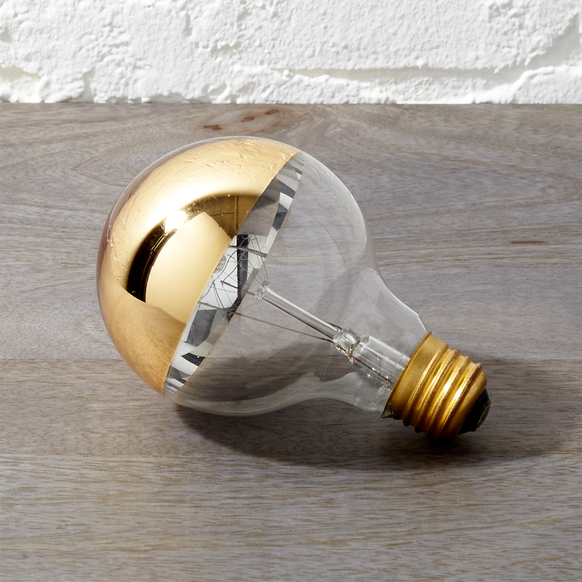 G25 40W Gold Light Bulb + Reviews | CB2