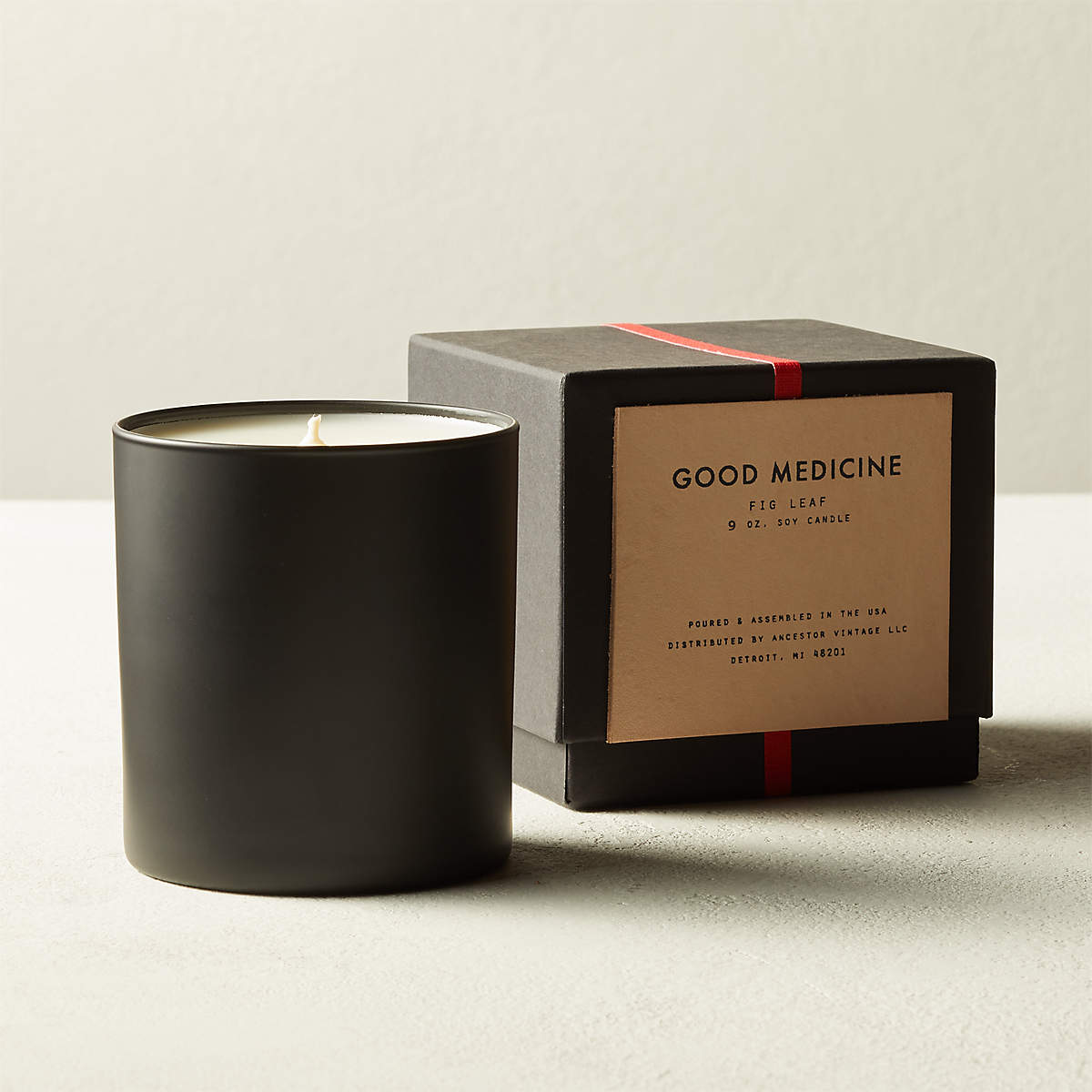Good Medicine Fig Leaf Candle + Reviews | CB2