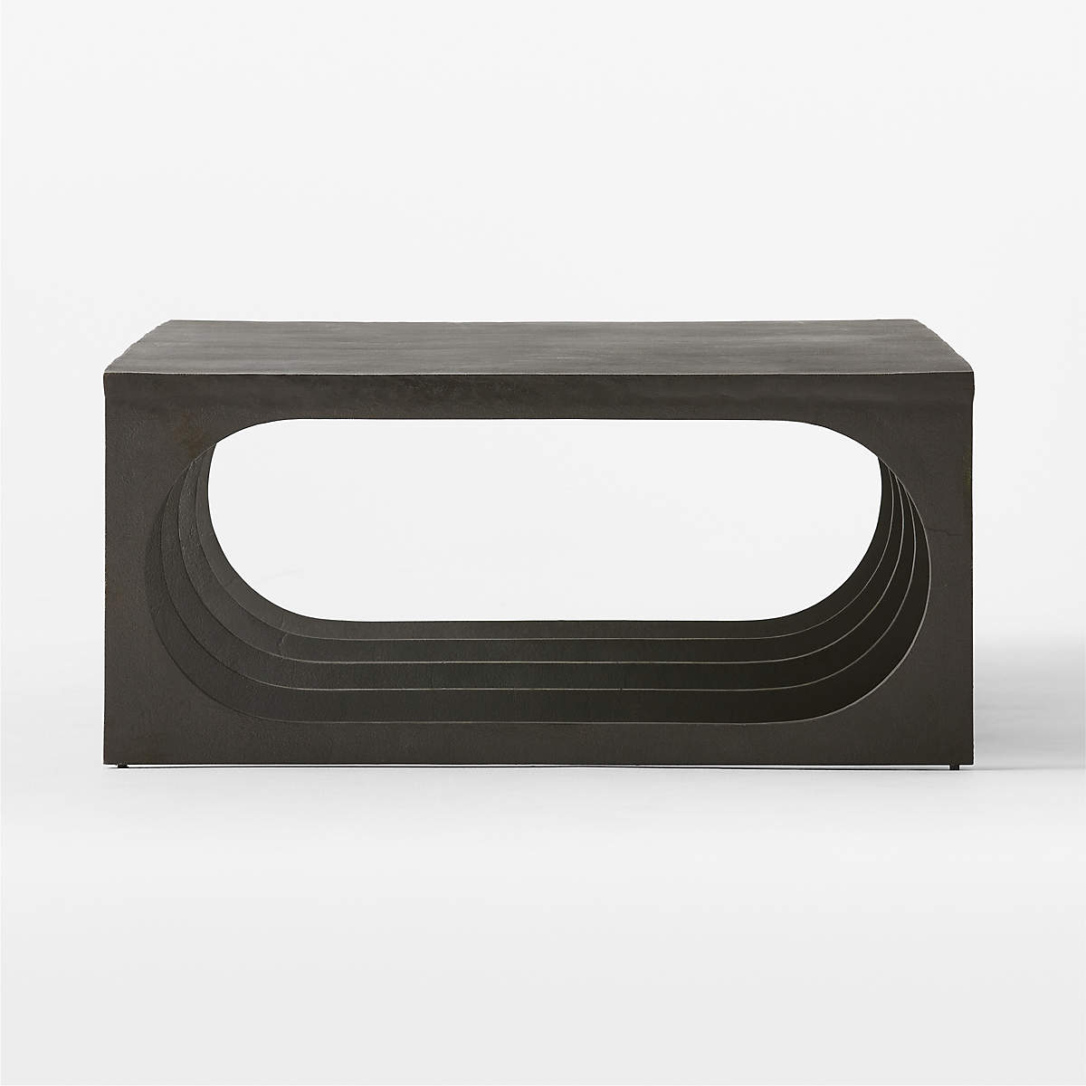 Grado Cast Aluminum Modern Coffee Table + Reviews | CB2 — Planner 5D
