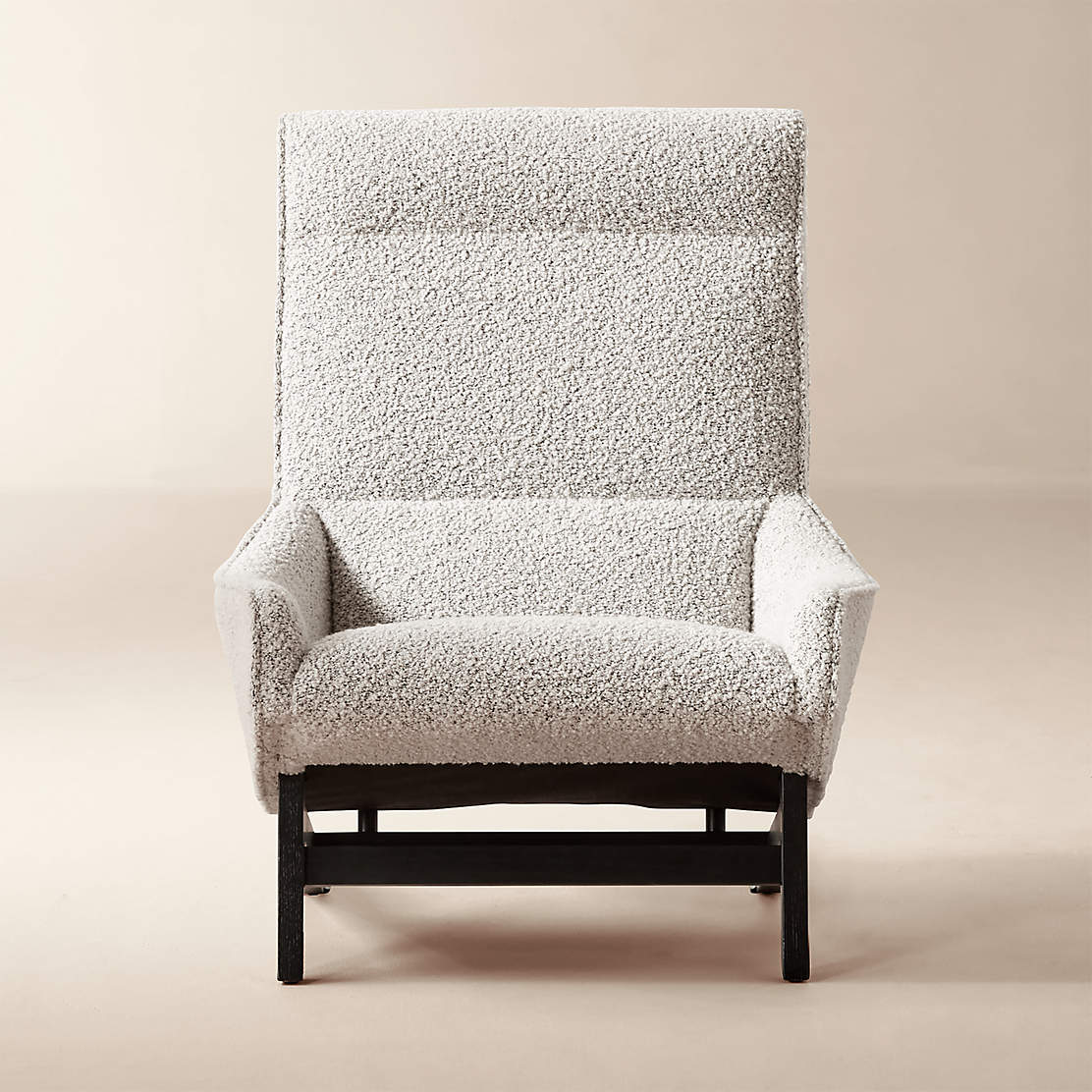 Tol Ivory Boucle Chair | CB2