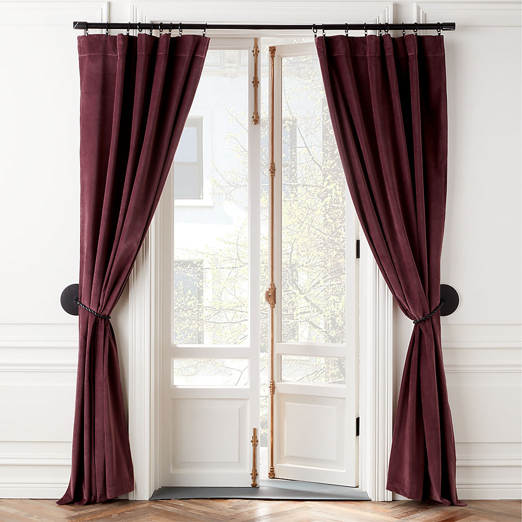 Modern Curtain Rods, Curtain Hardware & Curtain Rings with Clips | CB2 ...