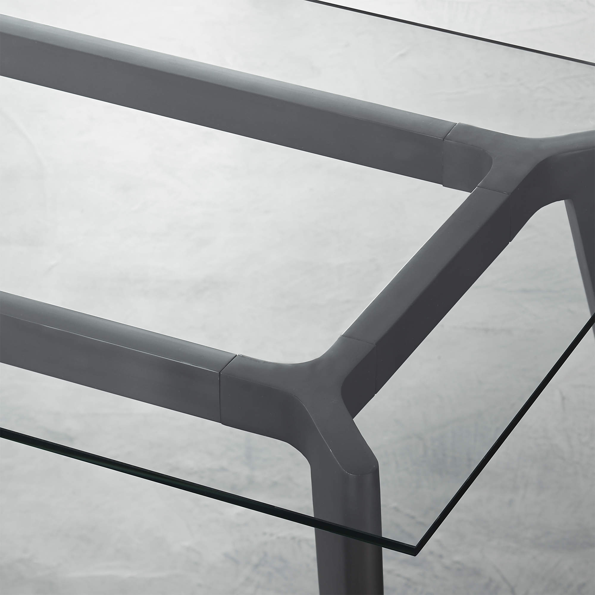 Harper Glass Dining Table Top + Reviews | CB2