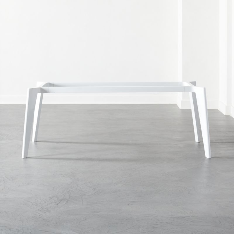 Harper White Dining Table Base | CB2