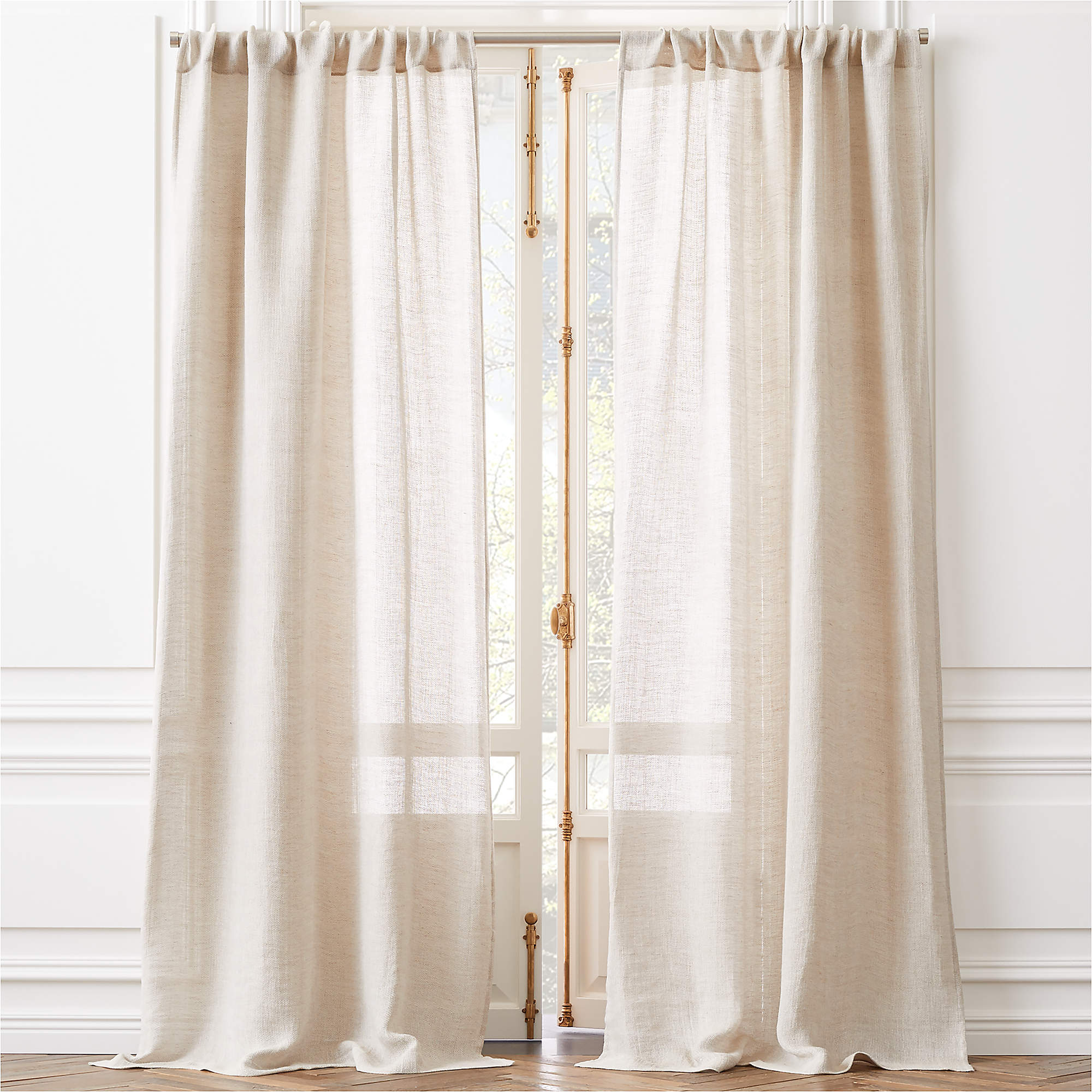 Hemp Natural Curtain Panel | CB2 Canada
