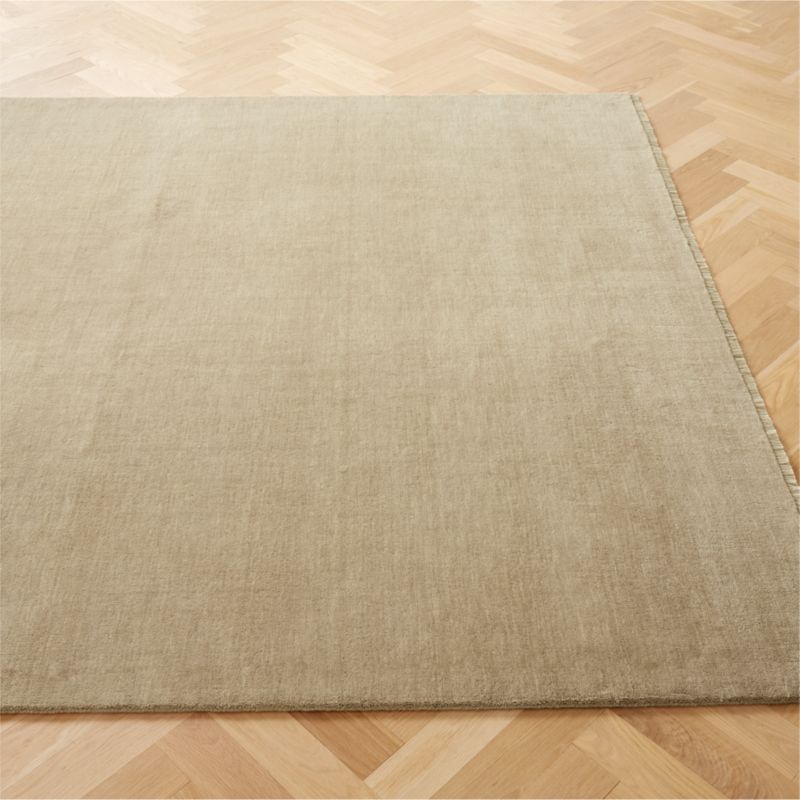Henry Handloomed Neutral Wool Area Rug 5'x8' | CB2 Canada