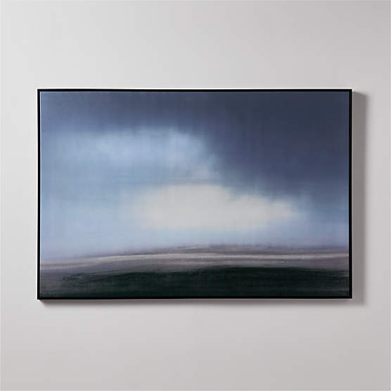 'So Much Open' Modern Abstract Oil Painting Reproduction in Frame by ...