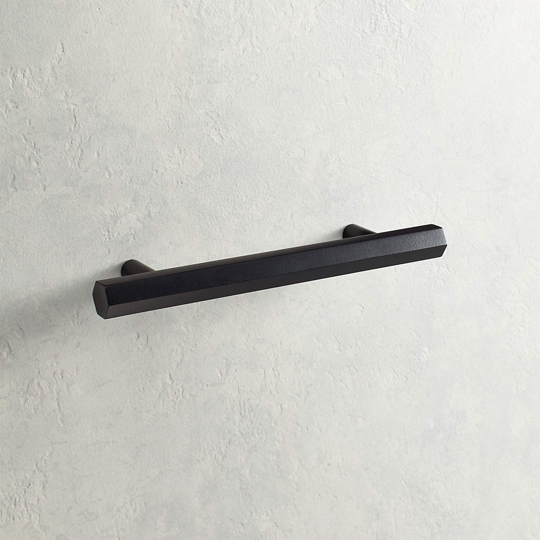 Lavau Black Metal Cabinet Handle 4" + Reviews | CB2