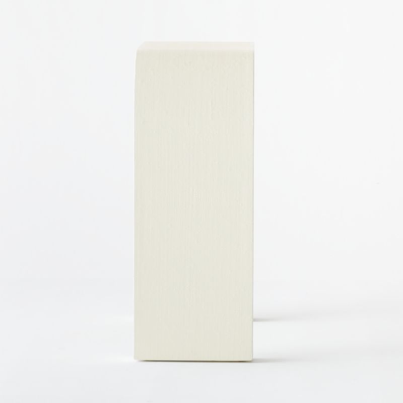 Horseshoe 36" Ivory Lacquered Linen Console Table + Reviews | CB2