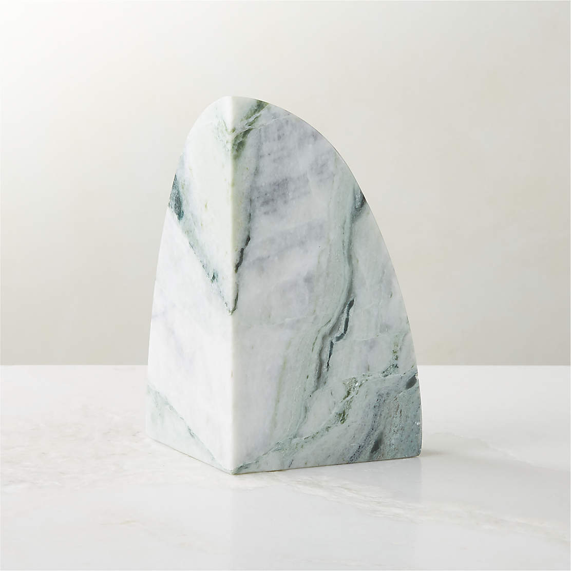 Column Marble Bookends Set of 2 | CB2 Canada