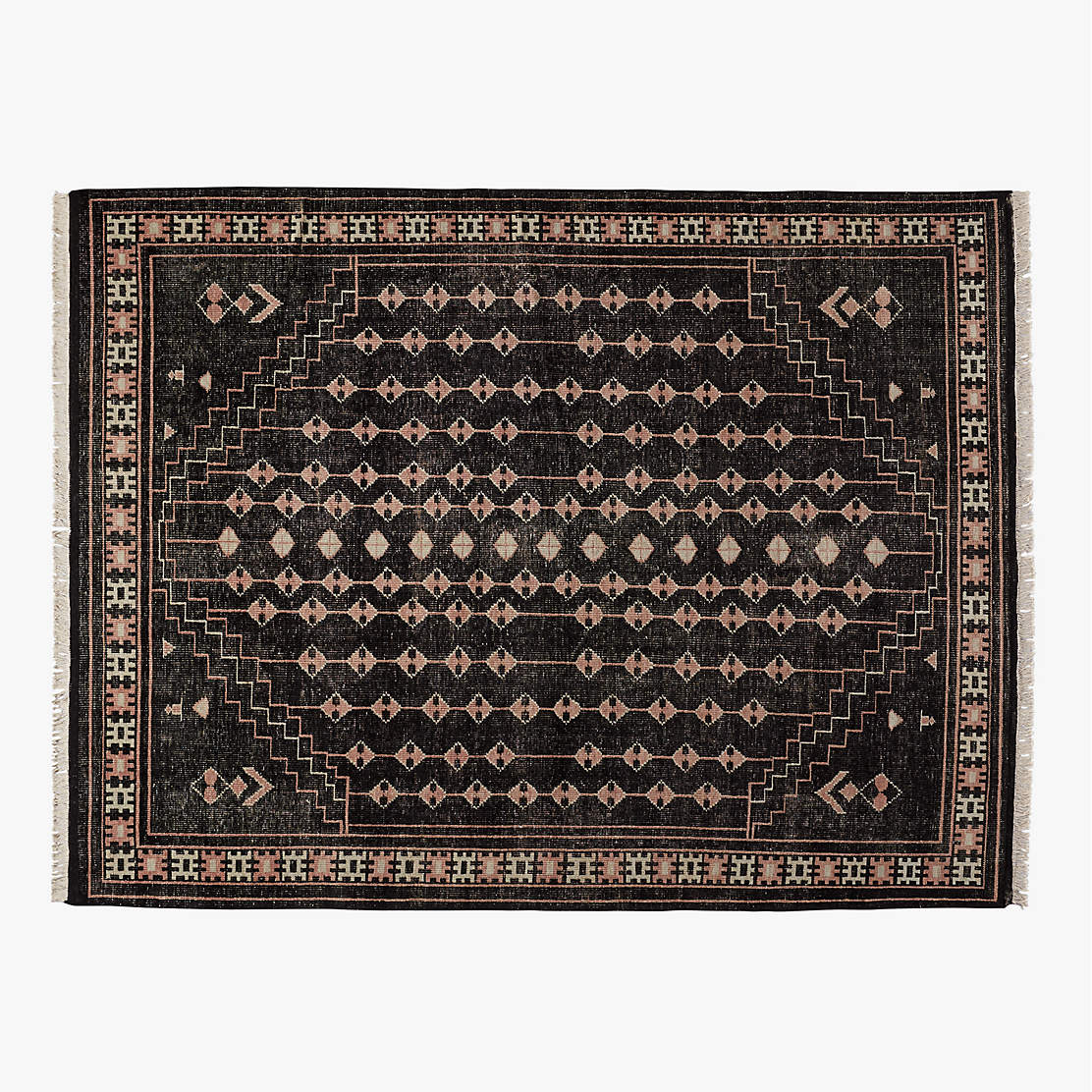 Aracati Navy Blue New Zealand Wool Area Rug 9'x12' + Reviews | CB2