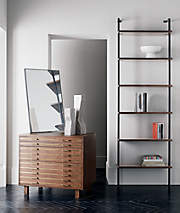 Infinity Black Rectangular Wall Mirror 24"x36" + Reviews | CB2