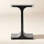 Ipsilon Black Metal Side Table | CB2 Canada