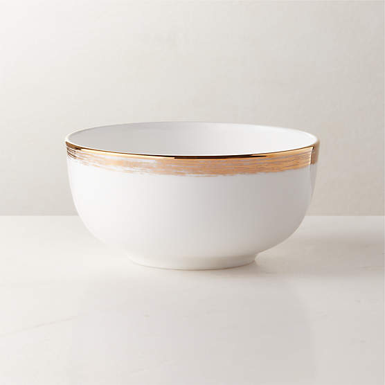 Isa White Fine Bone China Pasta Bowl | CB2