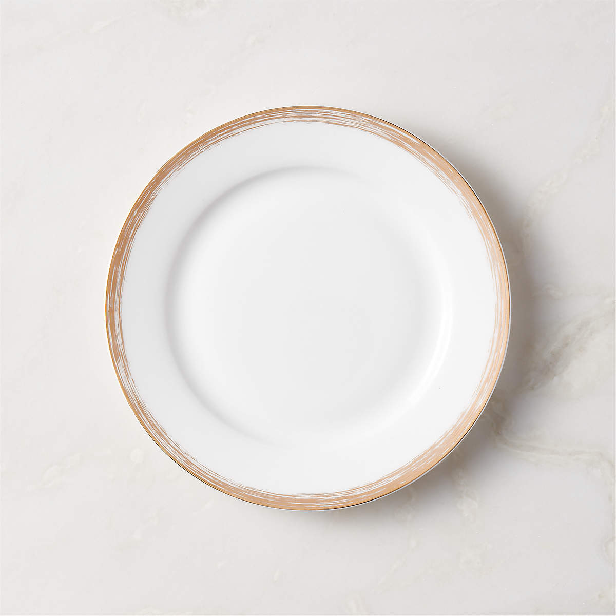 Isa White Fine Bone China Salad Plate | CB2