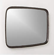 Itabo Black Rectangular Wall Mirror 24''x36'' + Reviews | CB2