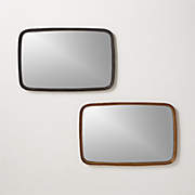 Itabo Black Rectangular Wall Mirror 24''x36'' + Reviews | CB2