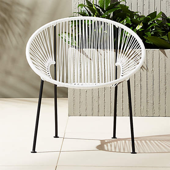 Brisa Rattan Outdoor Patio Hanging Lounge Chair | CB2 Canada