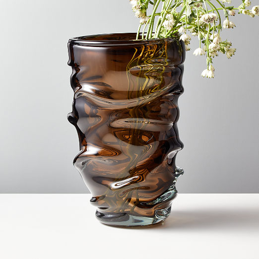 Modern Brown Vases | CB2