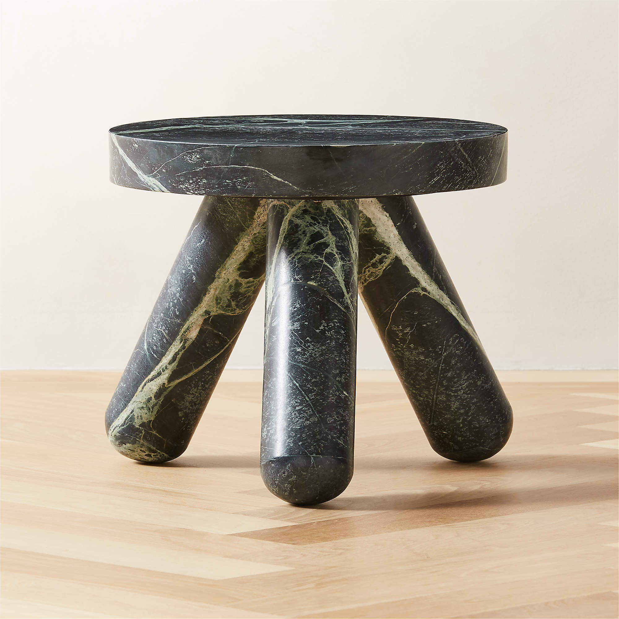 Marble side table cb2 store