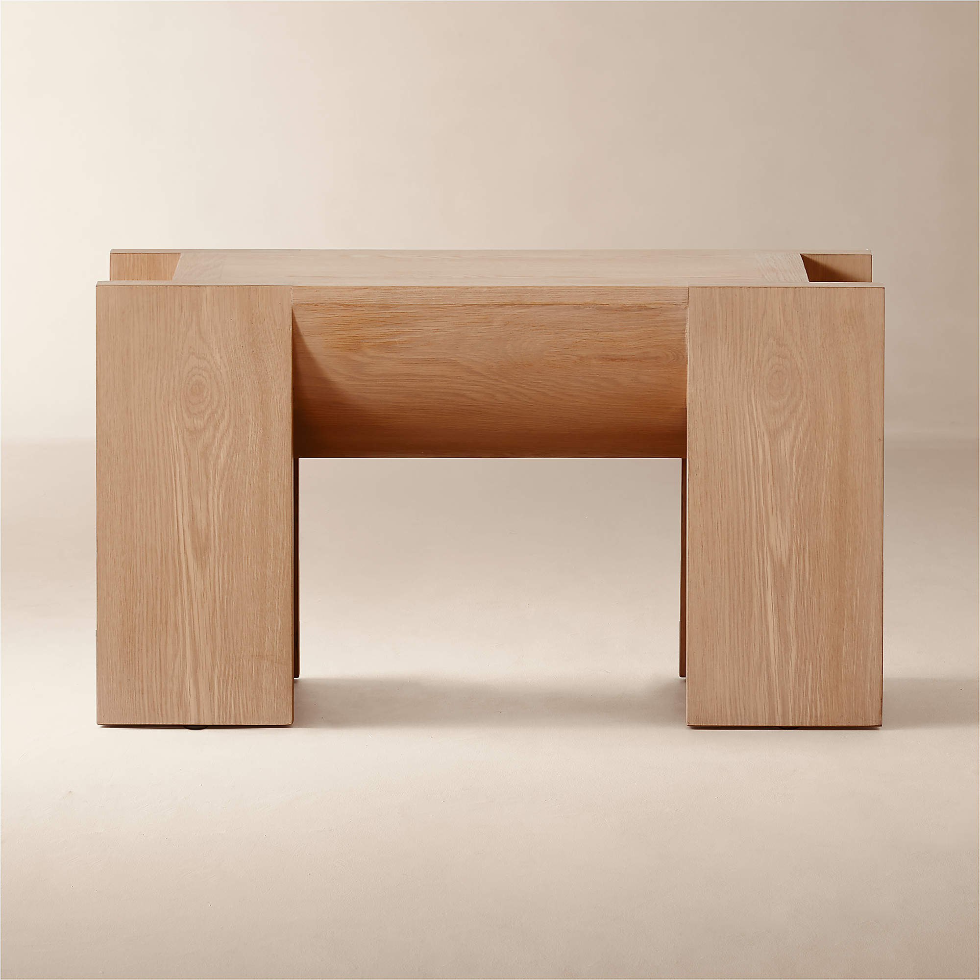 St. George Oak Wood Bench Small | CB2