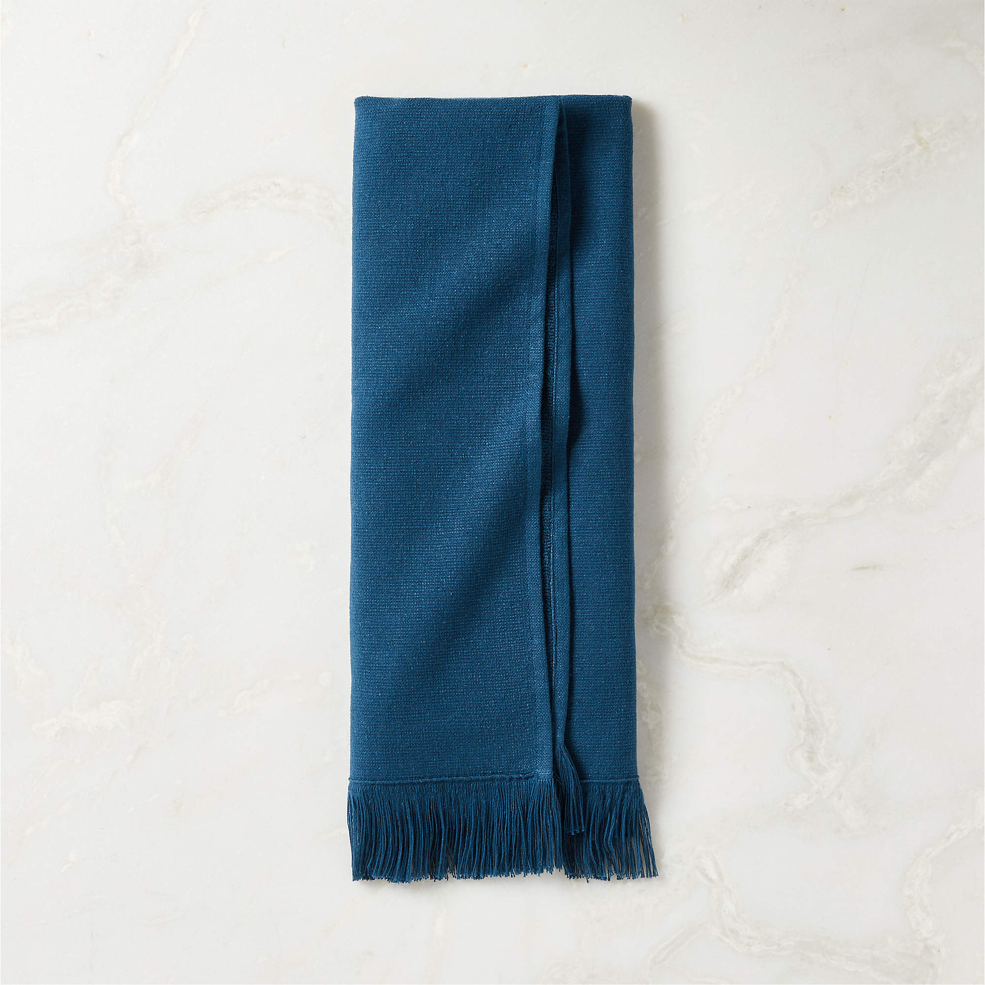 Jordin Blue Hand Towel + Reviews | CB2