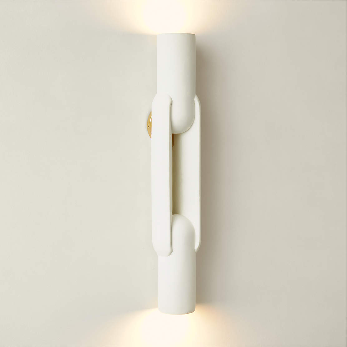 Astr White Onyx Wall Sconce + Reviews | CB2 Canada
