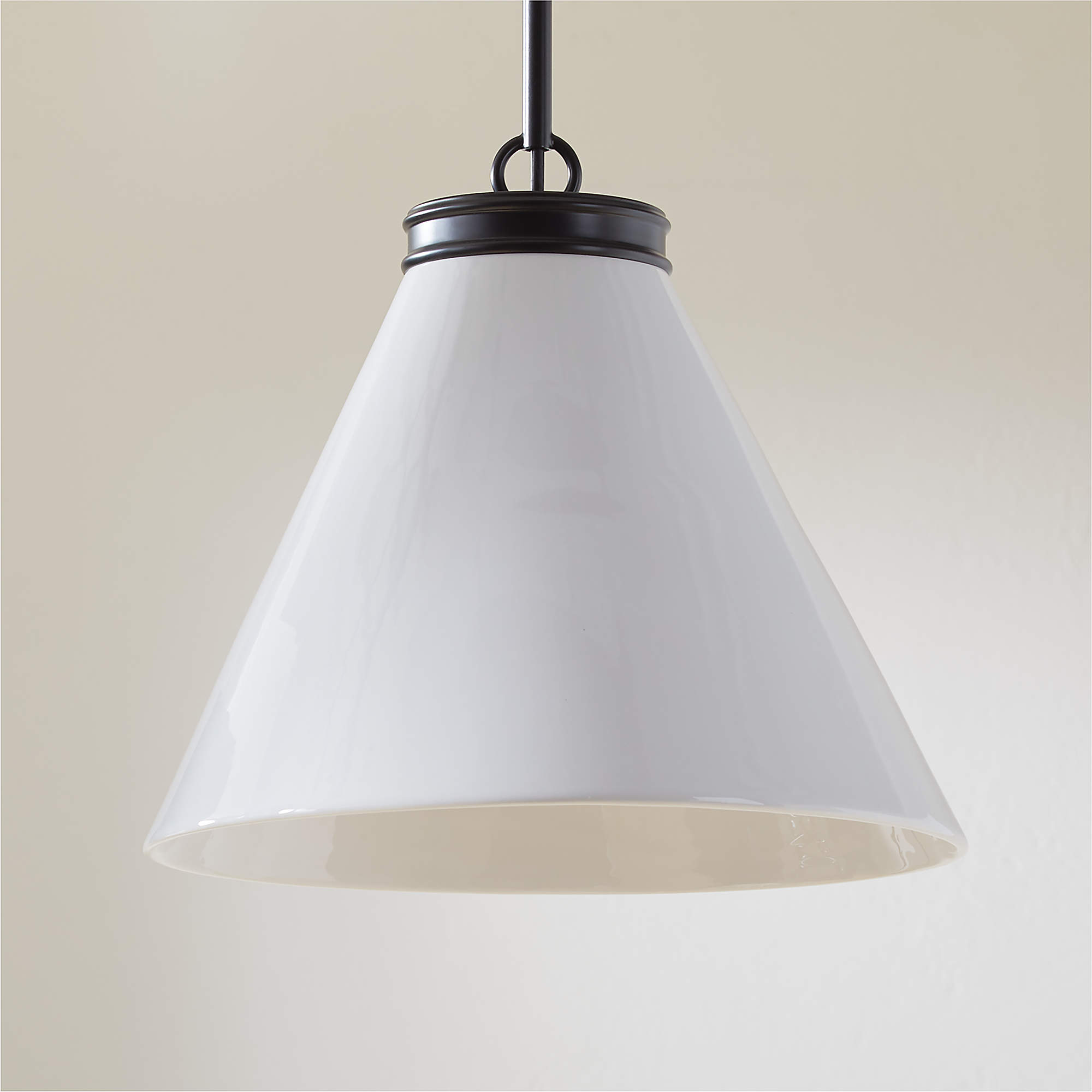 Cap Pendant Light 14" + Reviews | CB2