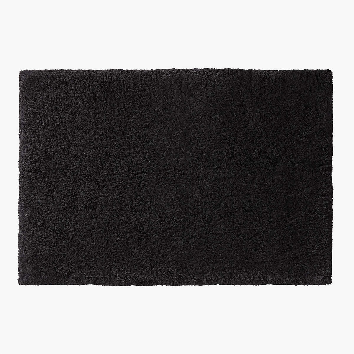 Kalani Organic Cotton Black Bath Mat 24"x36" + Reviews | CB2