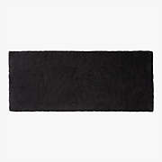 Kalani Organic Cotton Black Bath Runner Rug 24"x60" + Reviews | CB2
